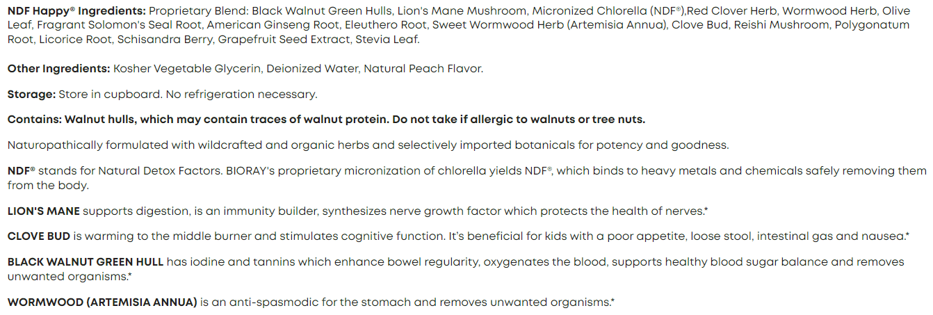 Bioray Kids NDF Happy | Life Net Supplements